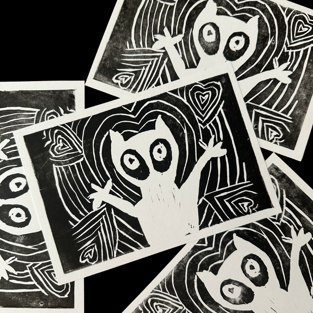 Art Prints – Scaredy Cat